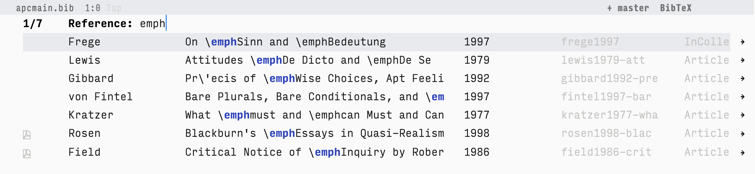 Strip latex markup before displaying · Issue #535 · emacs-citar/citar · GitHub
