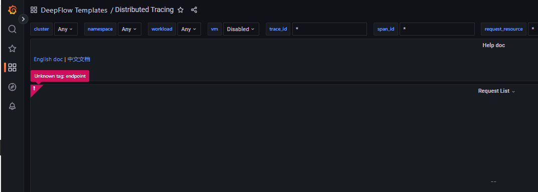 Grafana's AutoTracing failed to obtain data · Issue #1237 · deepflowio/deepflow · GitHub