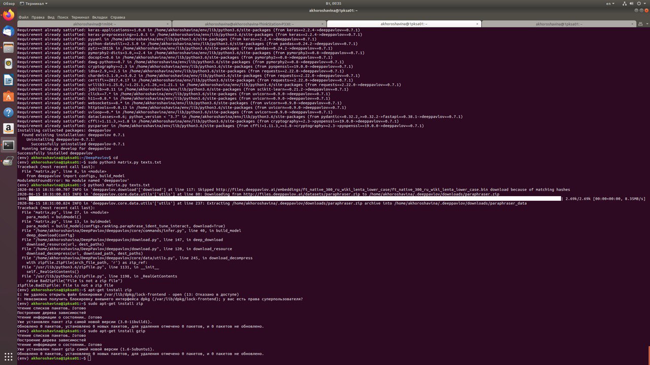 Paraphrase detection - BadZipFile · Issue #1250 · deeppavlov/DeepPavlov · GitHub