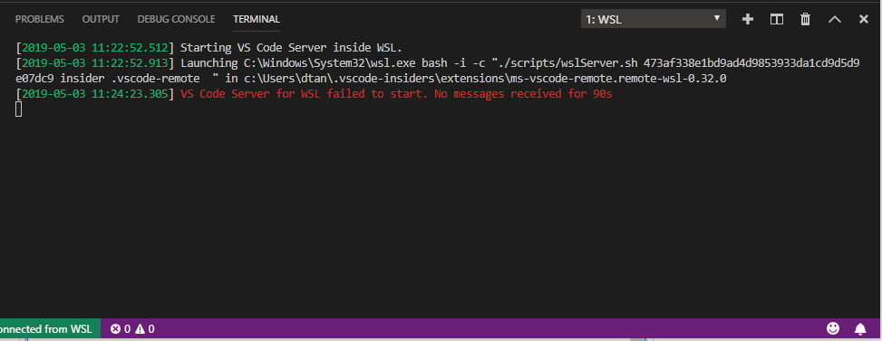 Wsl Problems Connecting With Zsh · Issue 77 · Microsoftvscode Remote Release · Github