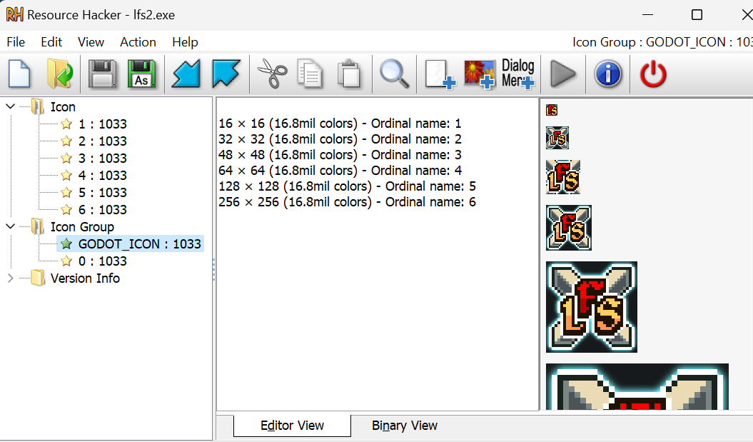 Windows export removes relevant icon sizes from .ico · Issue #84654 · godotengine/godot · GitHub