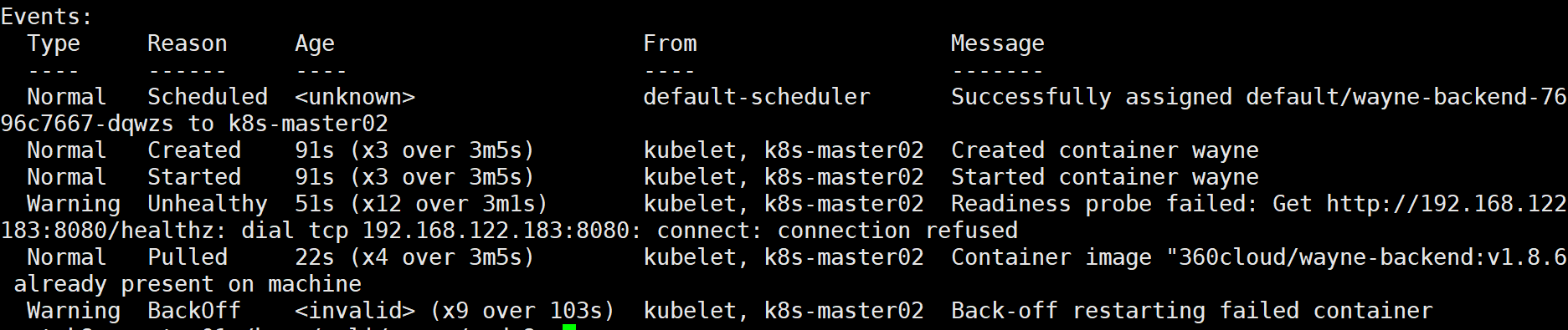 wayne-backend启动出错 · Issue #551 · Qihoo360/wayne · GitHub