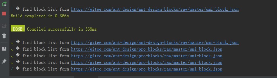 🧐[在Umi UI的资产界面添加区块时，antd的区块列表是空的]重启后也没有效果 · Issue #7584 · ant-design/ant-design-pro · GitHub