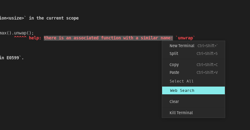 Web search for selected text · Issue #116960 · microsoft/vscode · GitHub