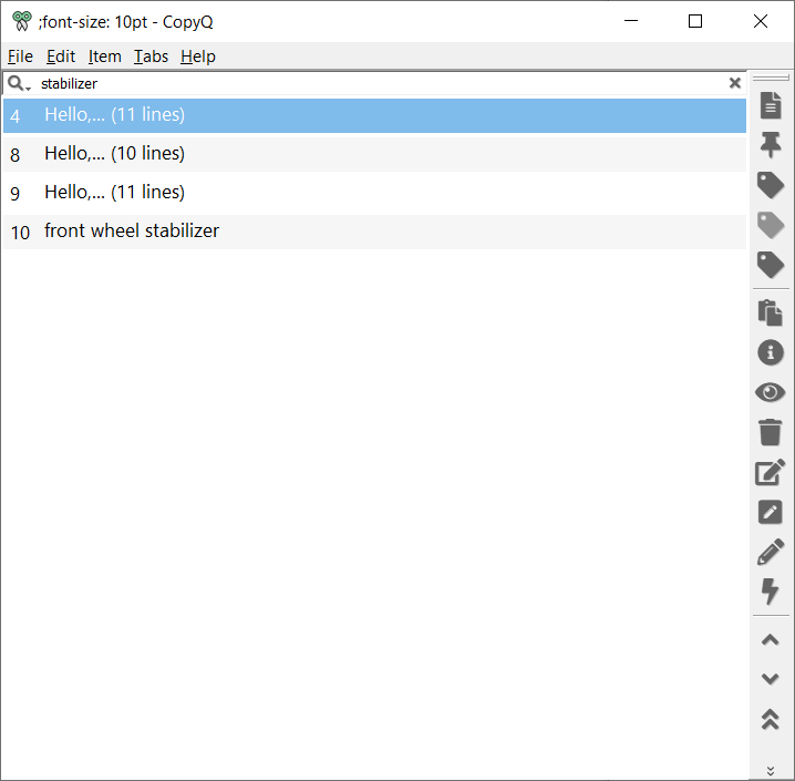 How to increase font size of main window? · Issue #1224 · hluk/CopyQ ...