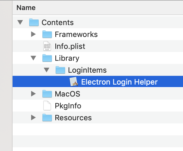 Electron Login Helper moved out of Electron Login Helper.app causing ...