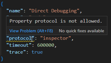 Outdated VS Code Launch Configuration in "Debug your event-based Outlook add-in" article ...