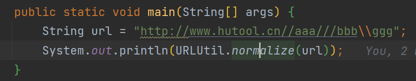 URLUtil.normalize(url) 方法无法正确去除URL中的斜杠 · Issue #2757 · chinabugotech/hutool · GitHub