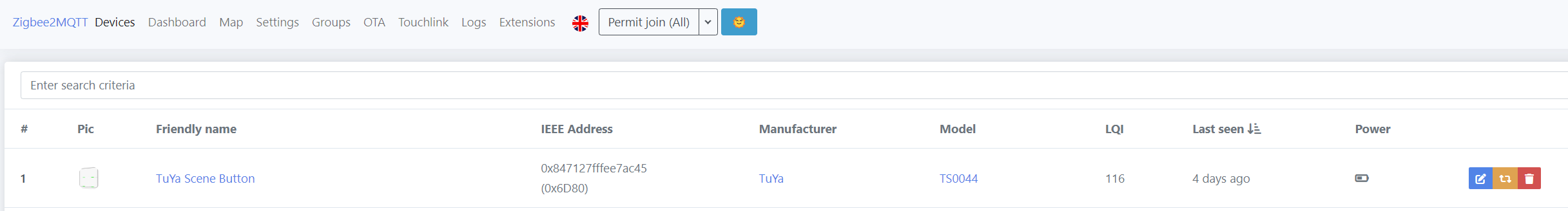 Tuya Device Does Not Check In Update Battery Level · Issue 16276 · Koenkkzigbee2mqtt · Github 