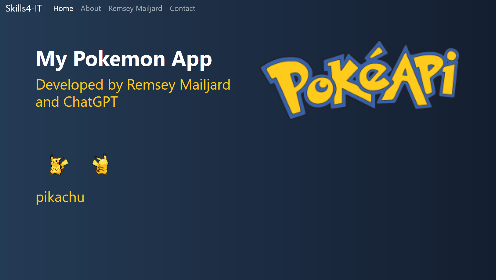 GitHub - RemseyMailjard/chatgpt-pokemonapi: An example code produced by ... GitHub - RemseyMailjard/chatgpt-pokemonapi: An example code produced by ...