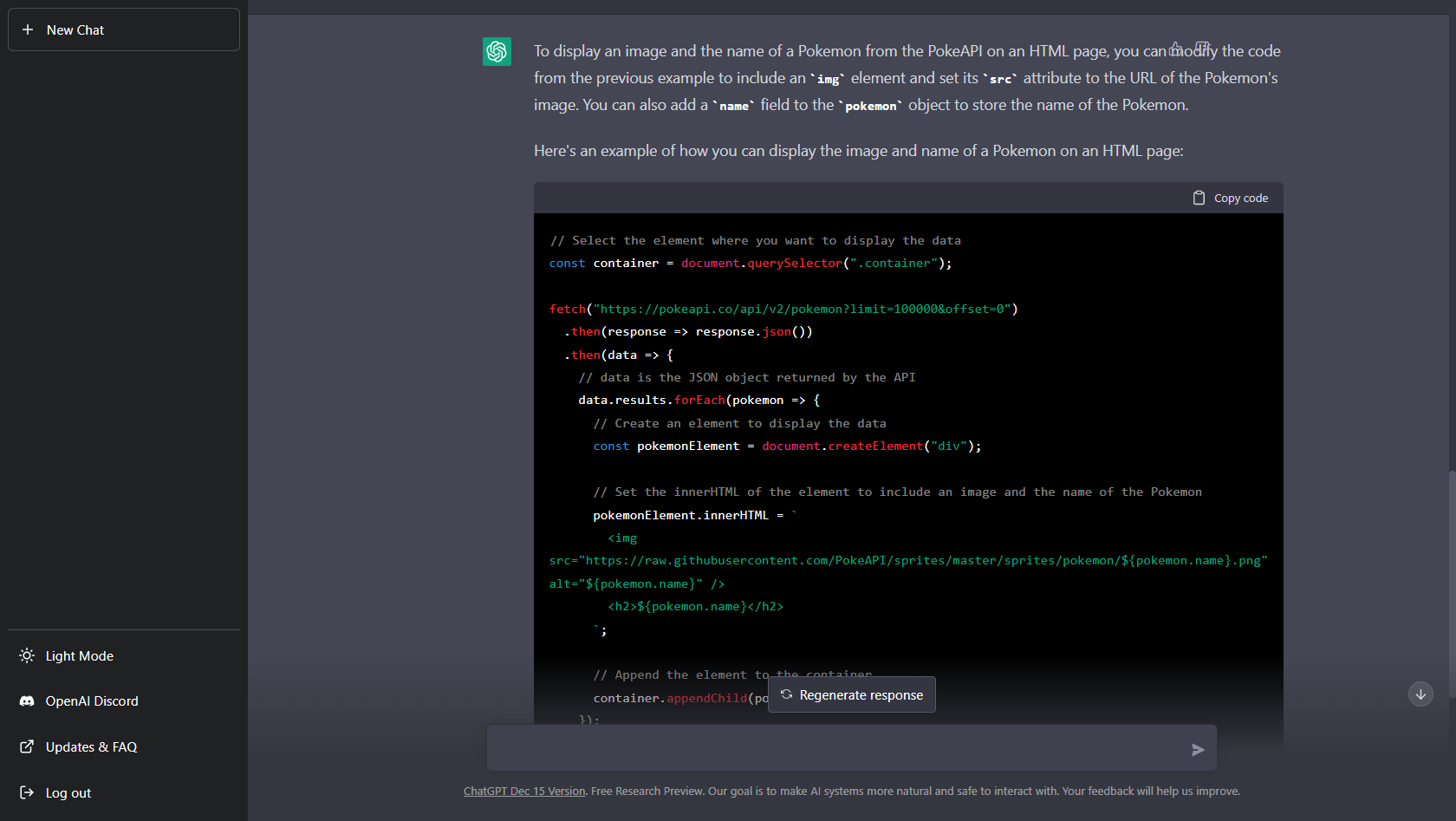 GitHub - RemseyMailjard/chatgpt-pokemonapi: An example code produced by ... GitHub - RemseyMailjard/chatgpt-pokemonapi: An example code produced by ...