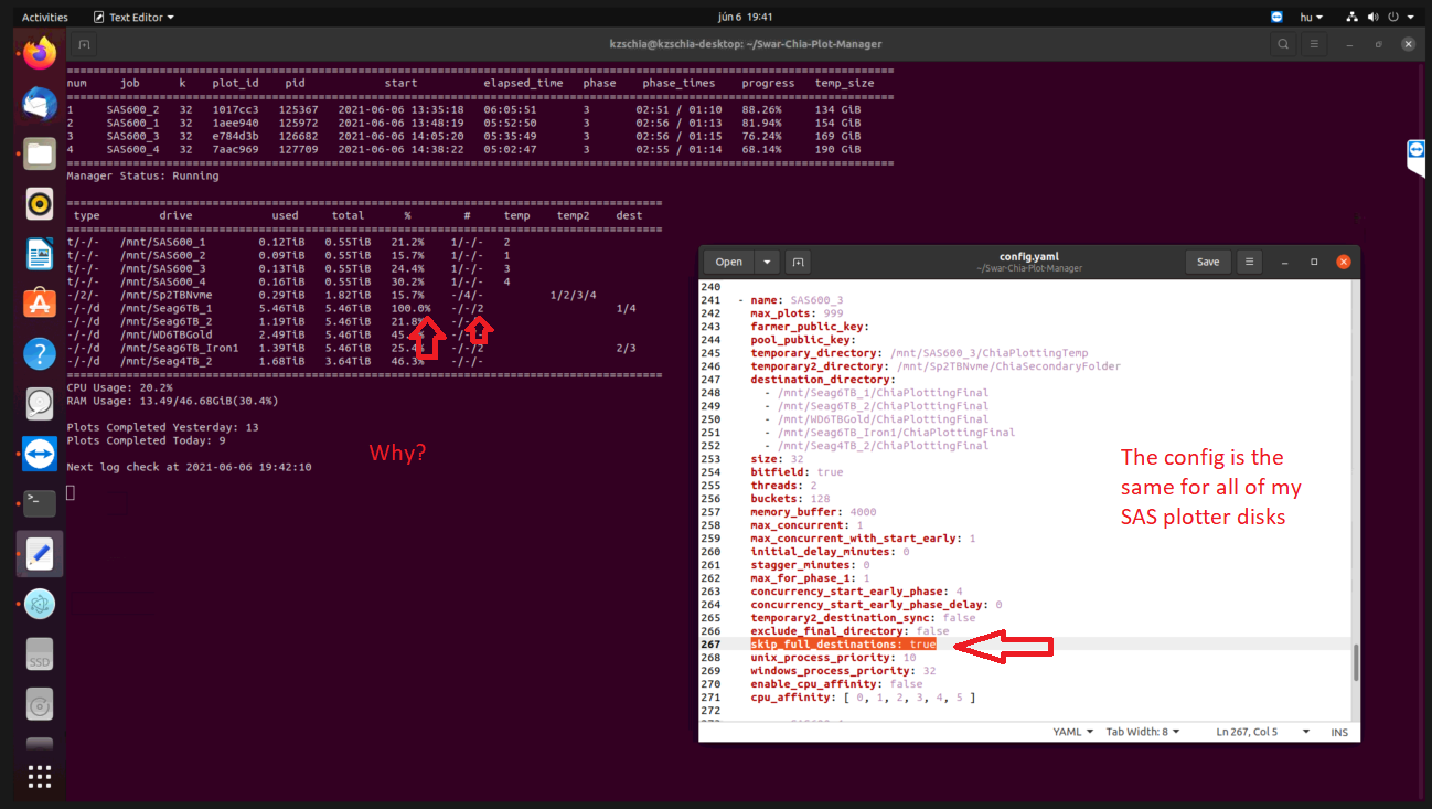 "skip_full_destinations: true" seems to be not working · Issue #1148 · swar/Swar-Chia-Plot ...