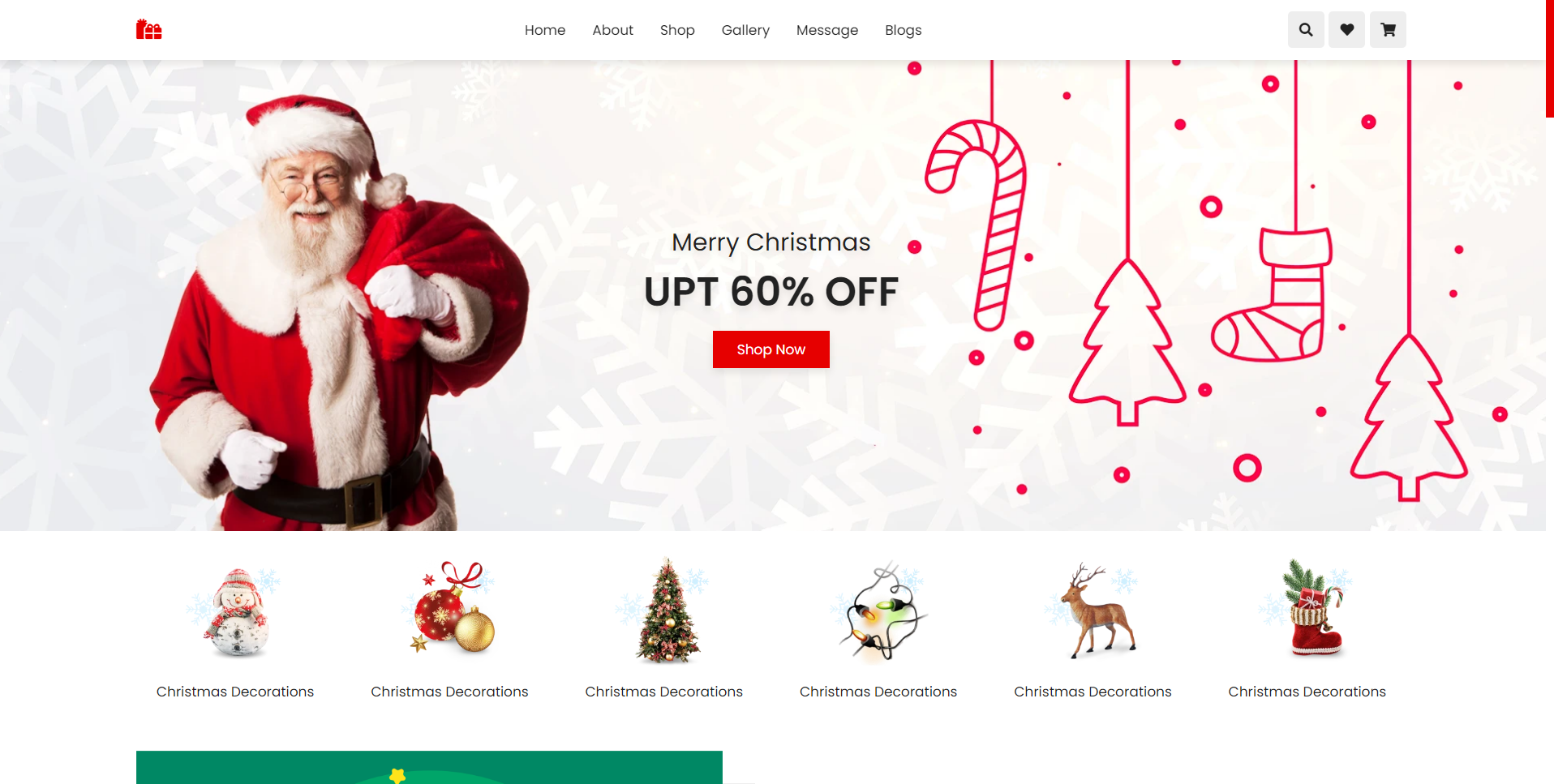 GitHub - NerdAutodidata/css-christmas-website: Site responsivo de Natal ...