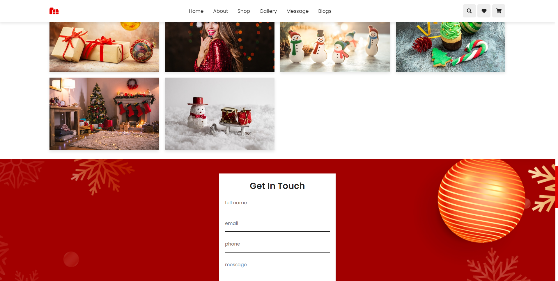 GitHub - NerdAutodidata/css-christmas-website: Site responsivo de Natal ...