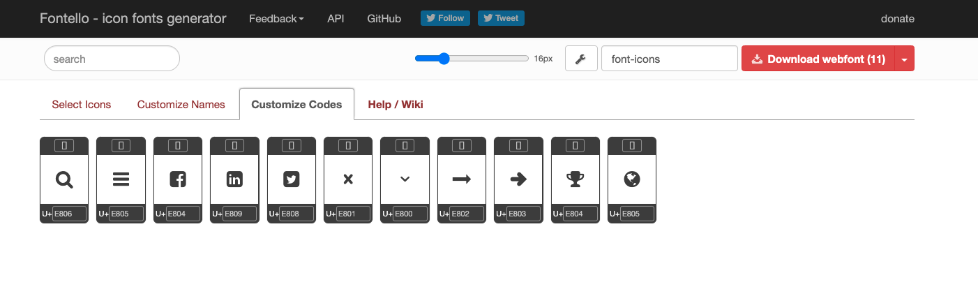 Double unicode characters · Issue #738 · fontello/fontello · GitHub