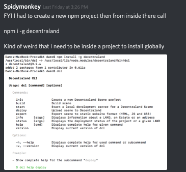 CLI installation issues · Issue #464 · decentraland/cli · GitHub