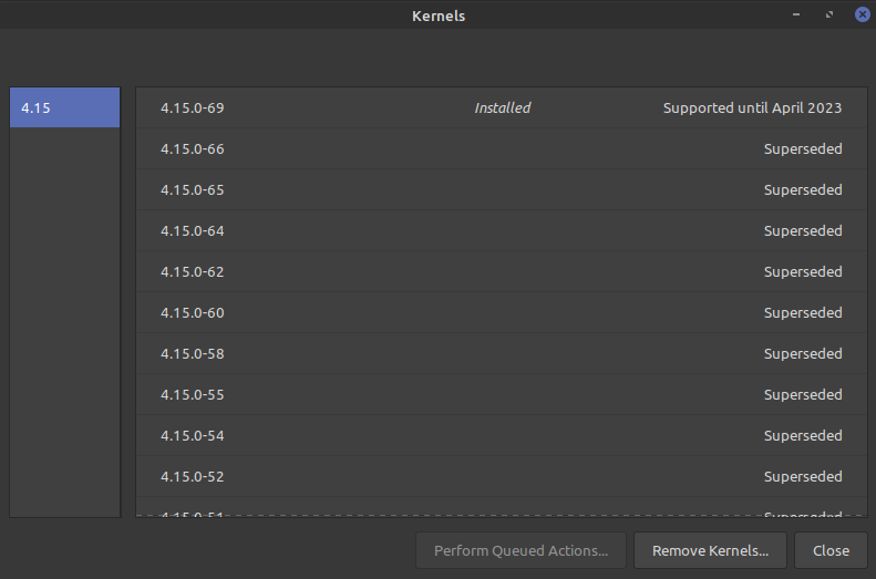 Kernel Manager Only Shows 4.15 Kernels · Issue #586 · linuxmint/mintupdate · GitHub