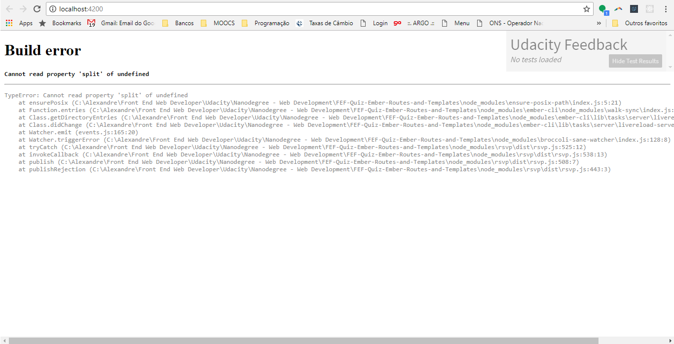 Deprecation Issue · Issue 1 · Udacity Fef Quiz Ember Routes And Templates · Github