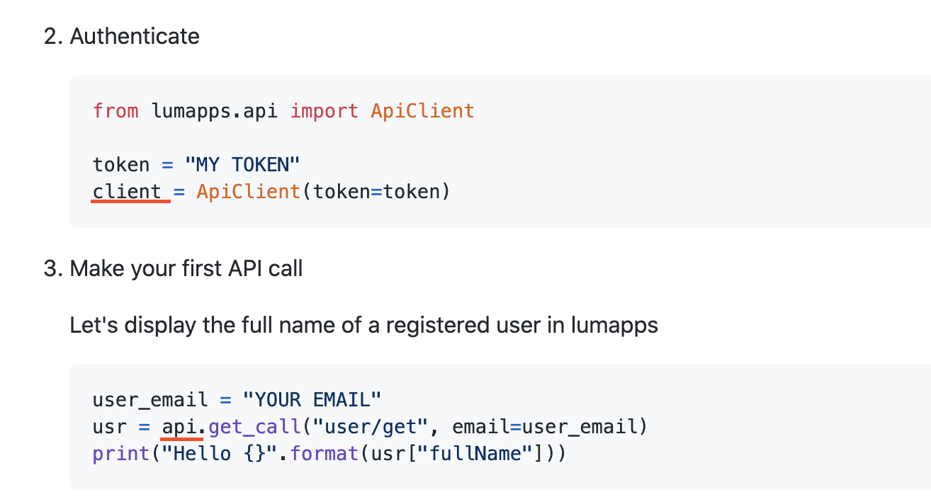 Typo on Getting Started Instructions · Issue #137 · lumapps/lumapps-sdk · GitHub