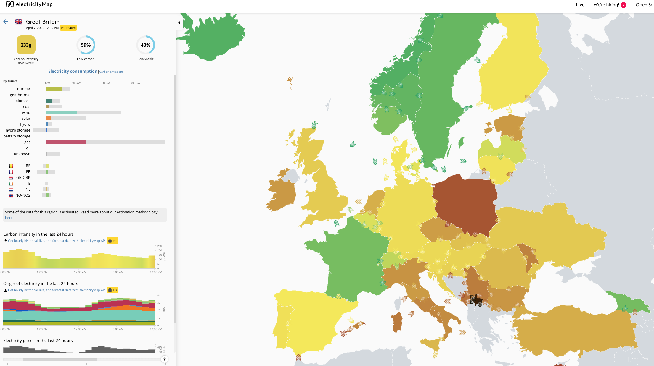 Missing data panel for regions with data · Issue #3949 · electricitymaps/electricitymaps-contrib ...