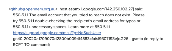 Emails to github@opennem.org.au bounce · Issue #4 · opennem/opennem · GitHub