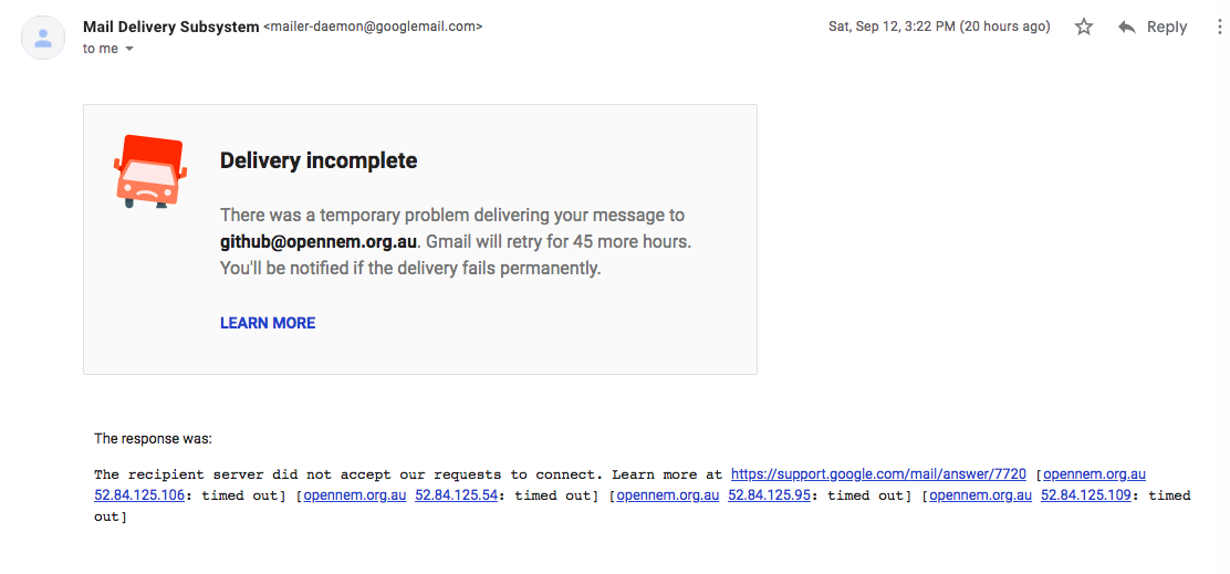 Emails to github@opennem.org.au bounce · Issue #4 · opennem/opennem · GitHub