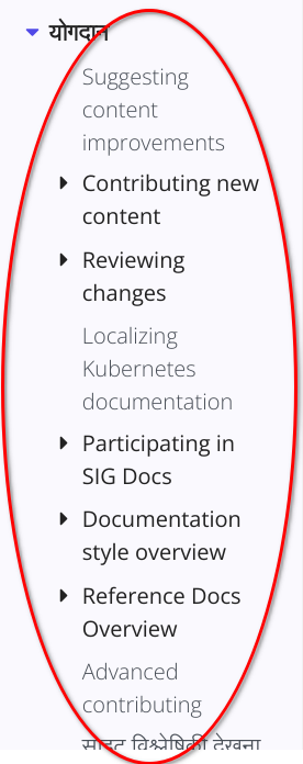 [hi] Umbrella project: Localize "Contribute to K8s docs" subtopics to Hindi · Issue #36455 ...