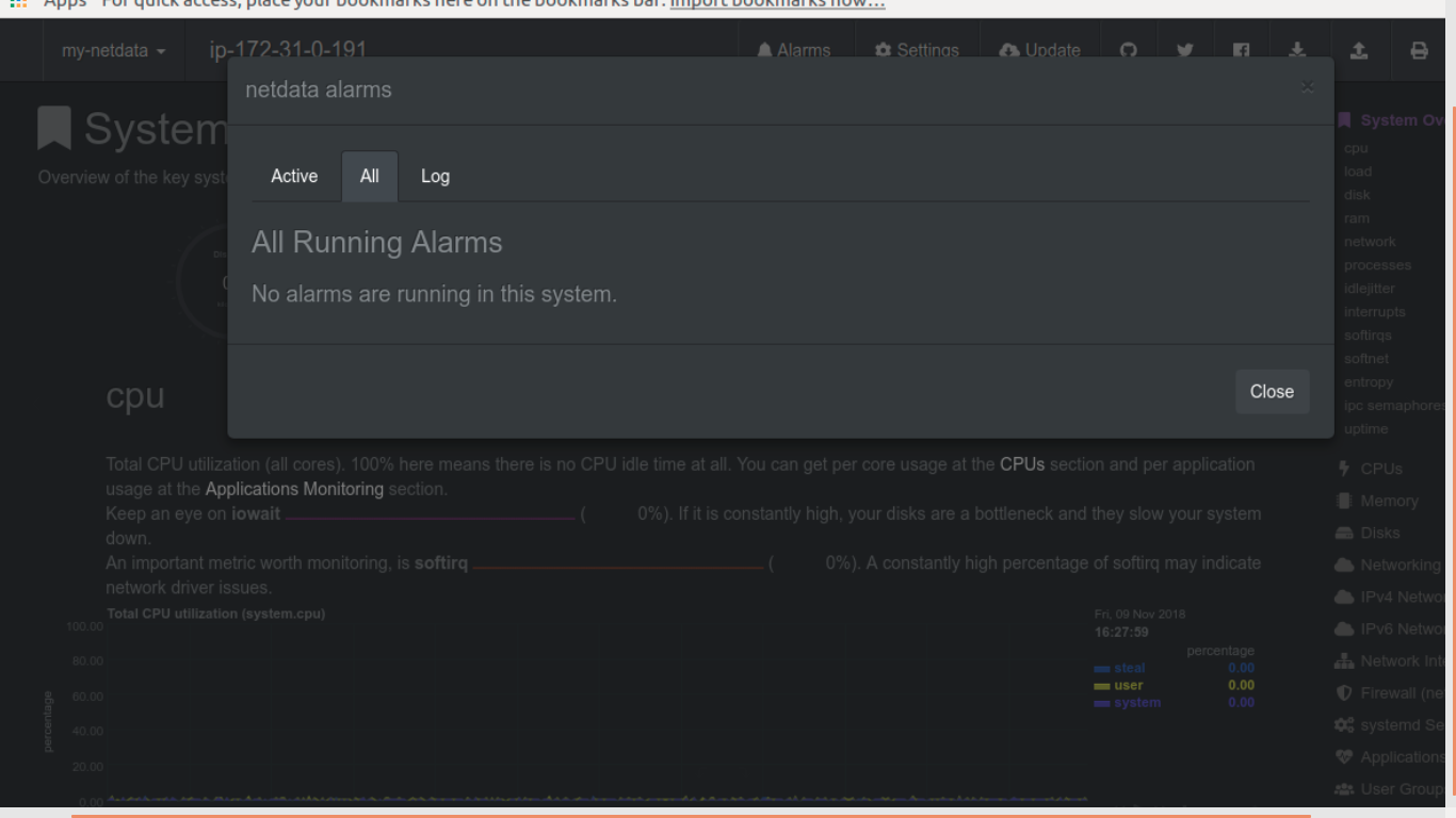 Enable Default Alarms Disabled After Restart Service Netdata · Issue 4636 · Netdata Netdata