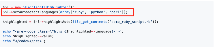 Language Auto Detection & Styling · Issue #34 · westonruter/syntax-highlighting-code-block · GitHub