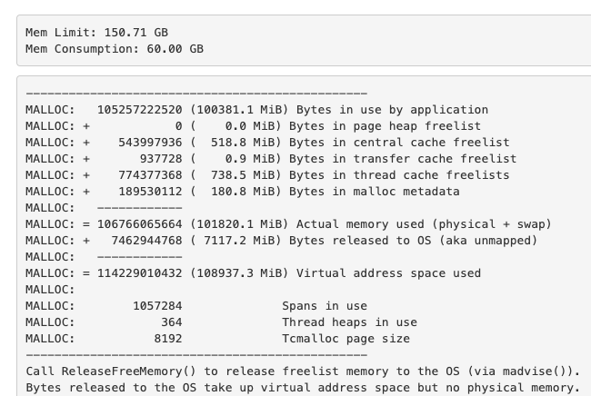Doris内存会不停增长 · Issue #5442 · apache/doris · GitHub