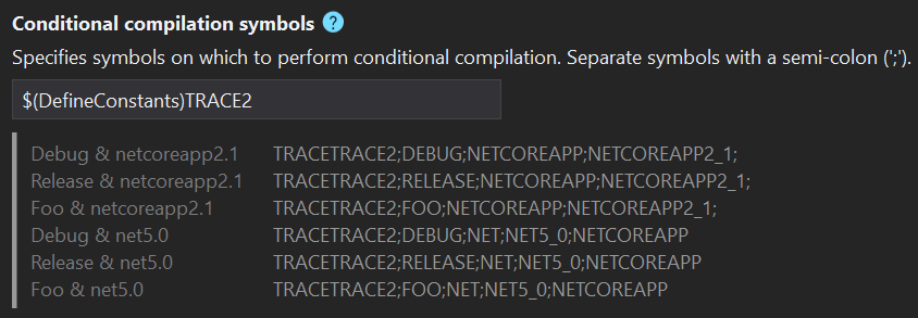 Modifying Conditional Compilation Symbols Produces Unexpected Evaluated Values 2 · Issue