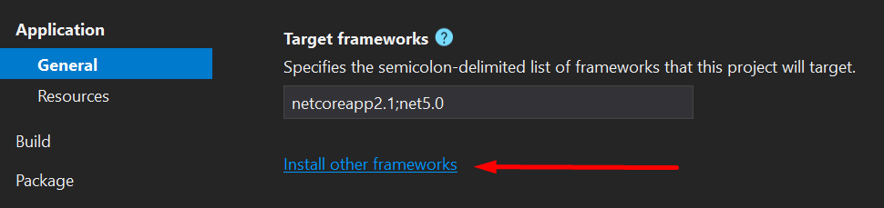 "Install other frameworks" should launch VS installer, not a web page · Issue #6964 · dotnet ...