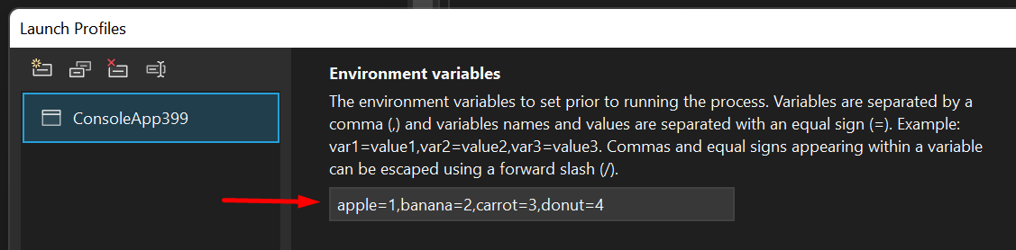 Launch profiles should preserve environment variable order · Issue #8071 · dotnet/project-system ...
