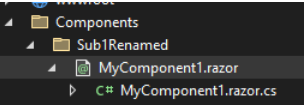Blazor components namespaces - code behind · Issue #8581 · dotnet/project-system · GitHub