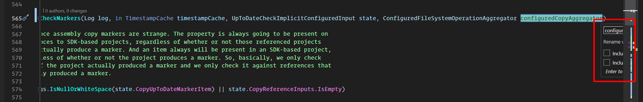 Rename UI can appear offscreen · Issue #65230 · dotnet/roslyn · GitHub