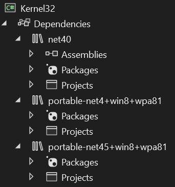 Dependency node doesn't handle Multi-targeting with a multi portable frameworks · Issue #2524 ...