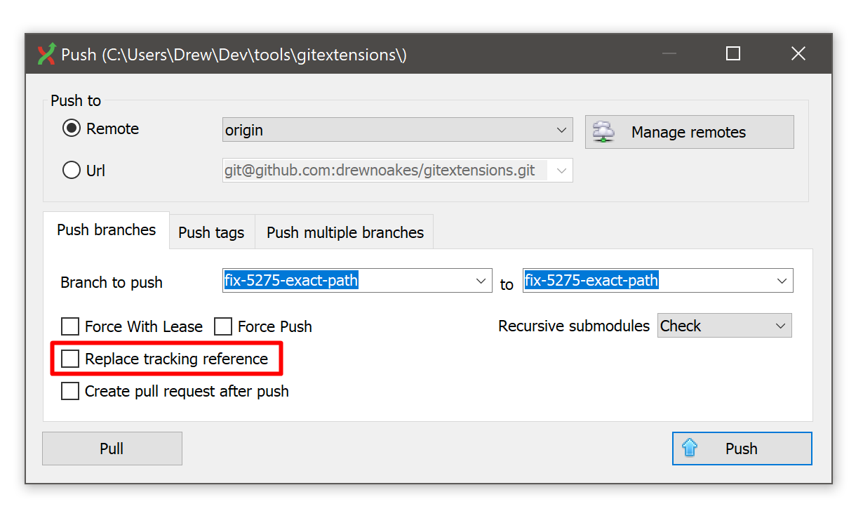"Replace tracking reference" is misleading when no reference exists · Issue #5283 ...