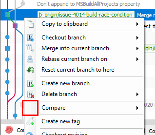 Use diff icon for revision grid context menu item "Compare" · Issue ...
