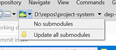 Hide submodules toolbar icon if no submodules exist · Issue #5704 · gitextensions/gitextensions ...