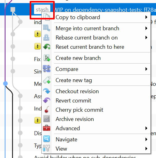 Stash operations directly from revision grid · Issue #5785 · gitextensions/gitextensions · GitHub