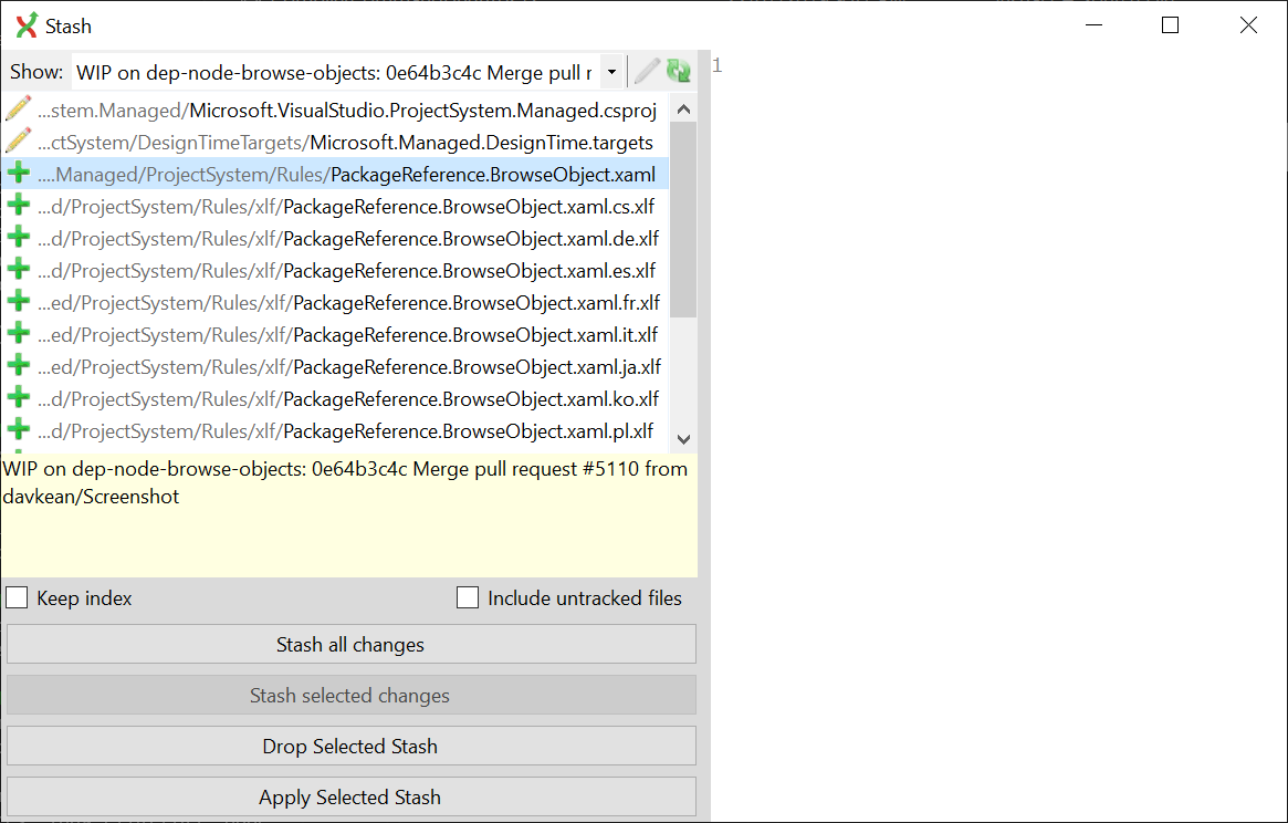 Files added in a stash do not show their content when selected · Issue #6968 · gitextensions ...