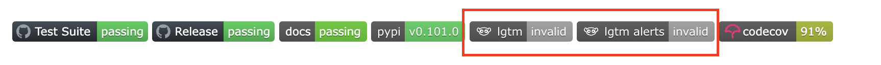 Remove LGTM badges from README, and remove LGTM comments from code · Issue #723 · piccolo-orm ...