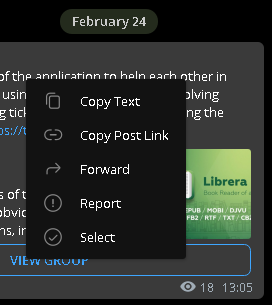 Add reactions and a comment group to the app's telegram channel · Issue #1066 · foobnix ...