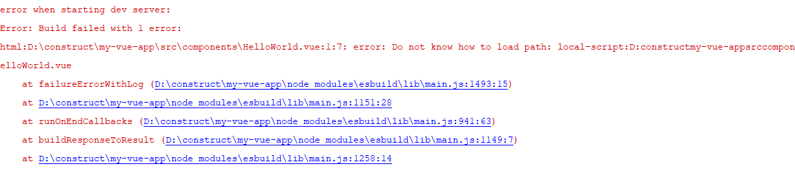 there are error when resolve.extensions add .vue type in window10(64) , but is normal in mac ...