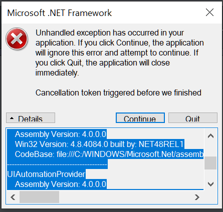 APP KEEPS CRASHING ON LOADING LINUX CONTAINERS ! SOMETHING TO DO WITH .NET · Issue #11615 ...