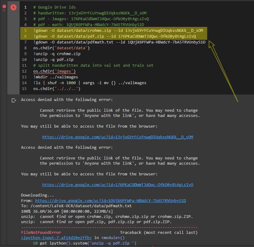 2 issues found in `LaTeX-OCR training.ipynb` · Issue #116 · lukas-blecher/LaTeX-OCR · GitHub