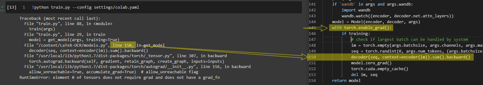 2 issues found in `LaTeX-OCR training.ipynb` · Issue #116 · lukas-blecher/LaTeX-OCR · GitHub