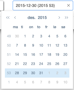 [Bug] possible bug when trying to select week between years ? mode="week" · Issue #529 ...