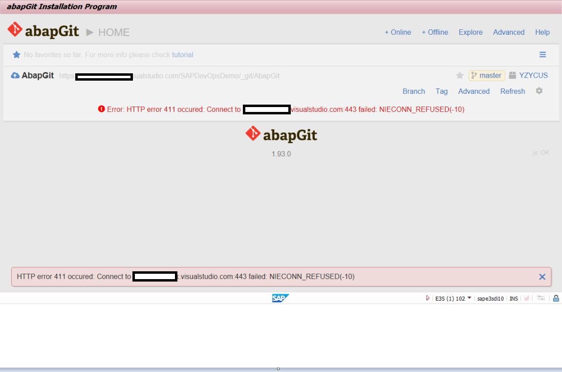 Intermittent 411 errors connecting to Azure Repos · Issue #3296 · abapGit/abapGit · GitHub