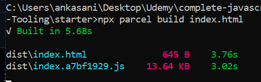 Running the command 'npx parcel index.html' gets hanged without any error · Issue #7548 · parcel ...